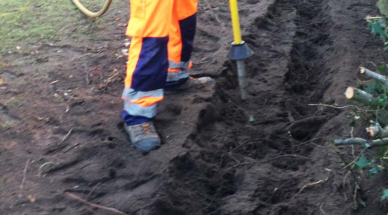 Airspading — Brett Valley Maintenance Services Ltd